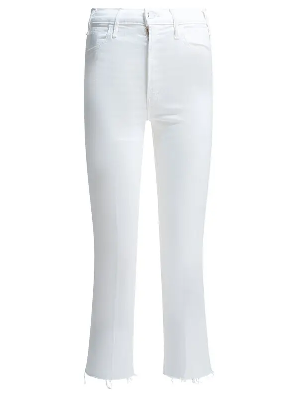 MOTHER Hustler Ankle Fray' Flared Jeans