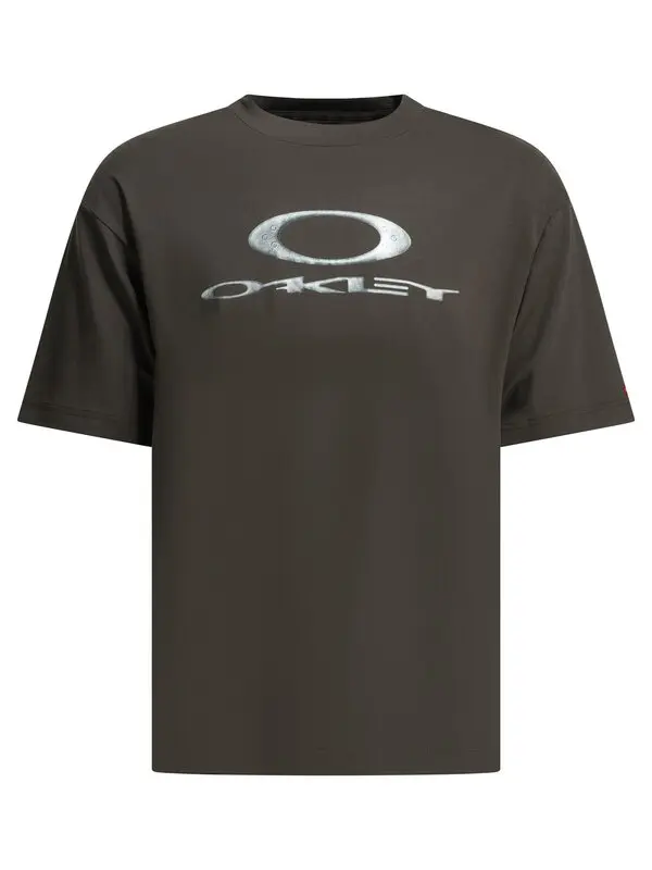 Oakley New Retro Tee X Metal 3.0' Crew Neck T Shirt - Grey