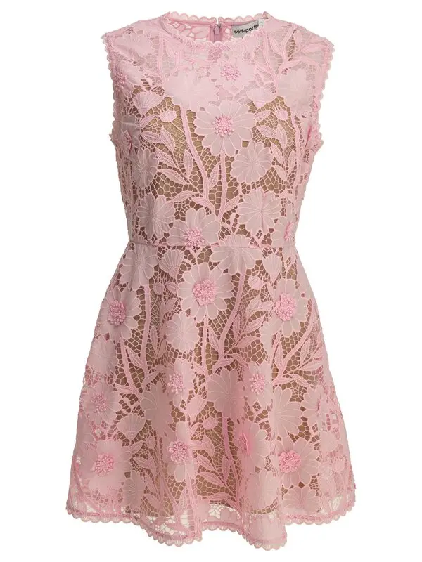 SELF-PORTRAIT Short Lace Dress