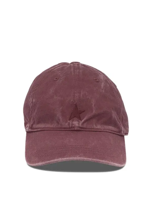 GOLDEN GOOSE Journey' Baseball Cap - Bordeaux