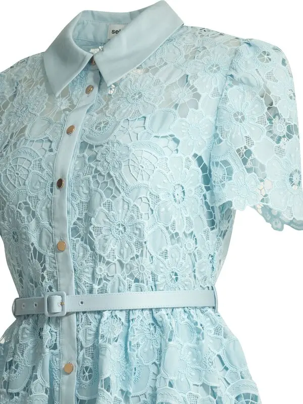 SELF-PORTRAIT Lace Midi Dress