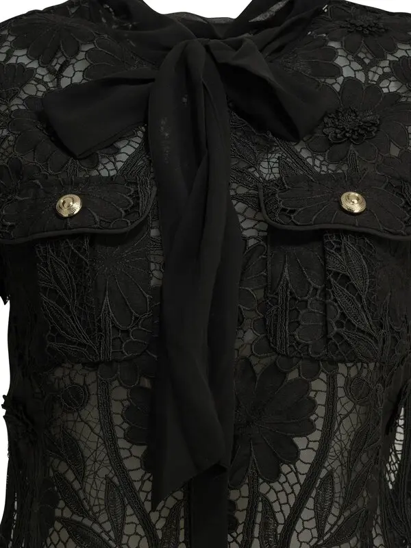 SELF-PORTRAIT Lace Blouse