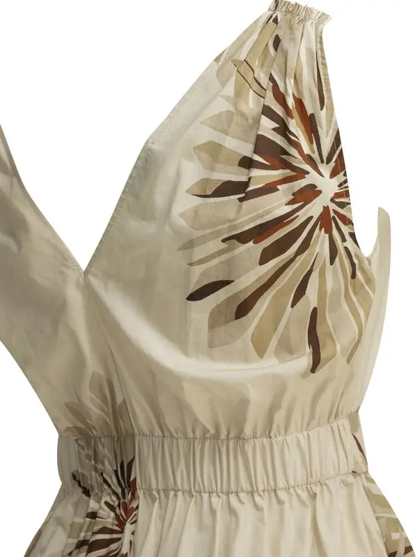 Brunello Cucinelli Bloom Print' Midi Dress