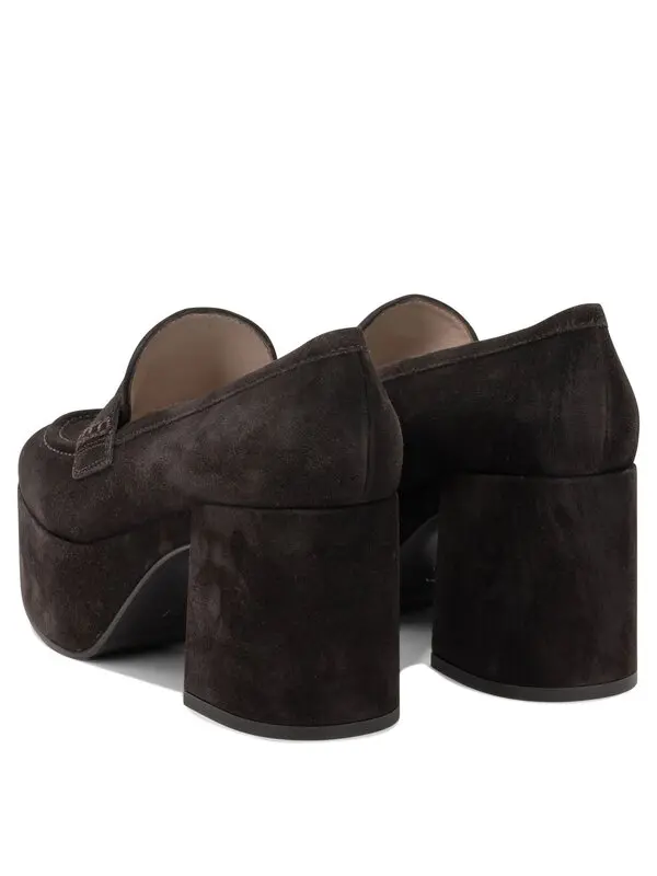 GIANVITO ROSSI Jenna 75 Mm' Heeled Loafers