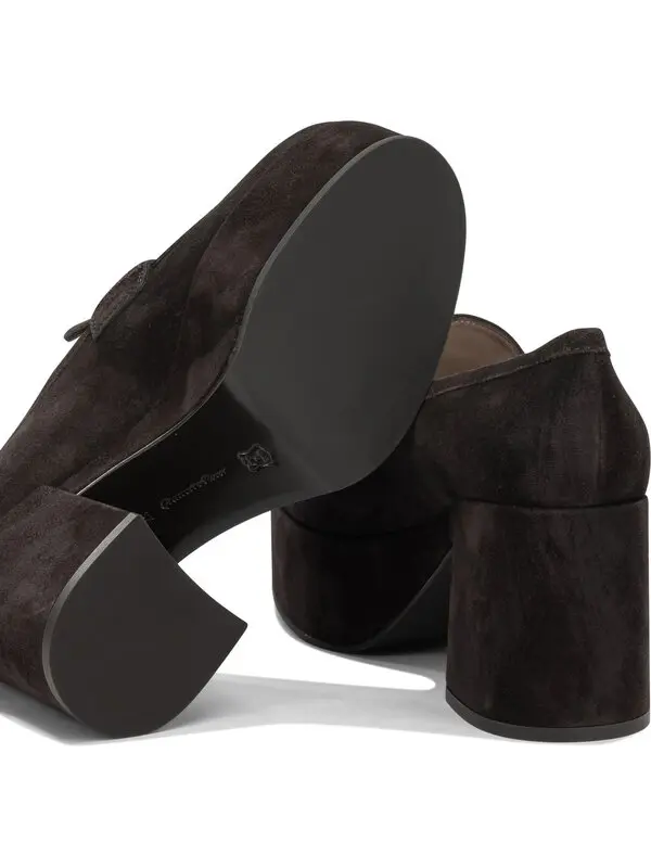 GIANVITO ROSSI Jenna 75 Mm' Heeled Loafers