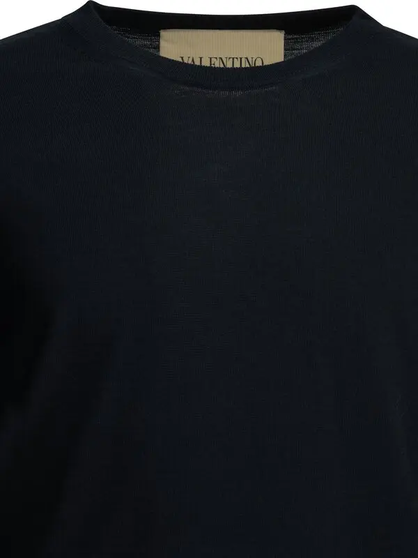 Valentino Garavani V Logo Signature' Crewneck Sweater