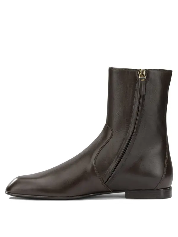Khaite Colt' Ankle Boots With Zipper