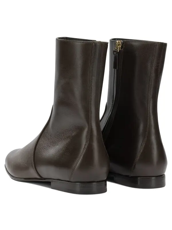 Khaite Colt' Ankle Boots With Zipper