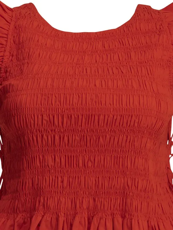 GANNI Casual Pleated Top