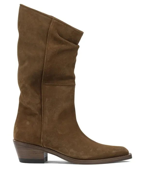 Khaite Clive' Cowboy Boots - Brown