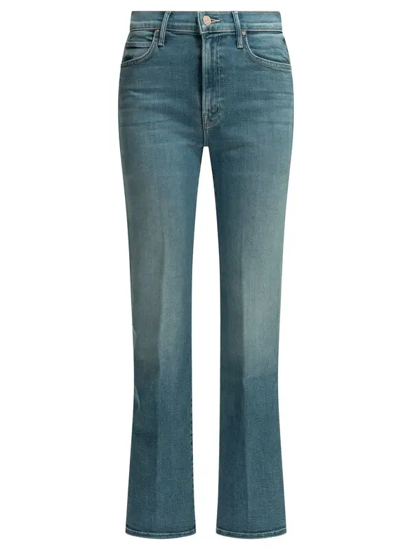 MOTHER The Kick It' Straight Leg Jeans - Blue