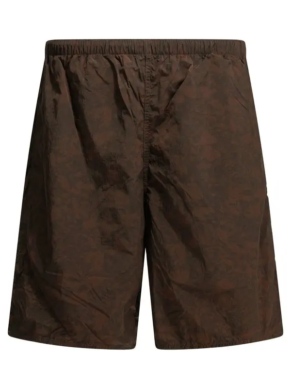 BEAMS Mil Athletic Camouflage Track Shorts