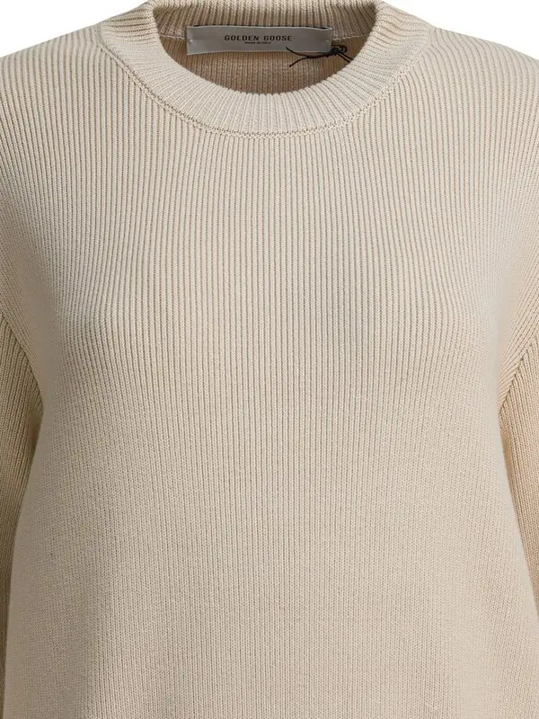 GOLDEN GOOSE Crewneck Sweater With Reverse Logo