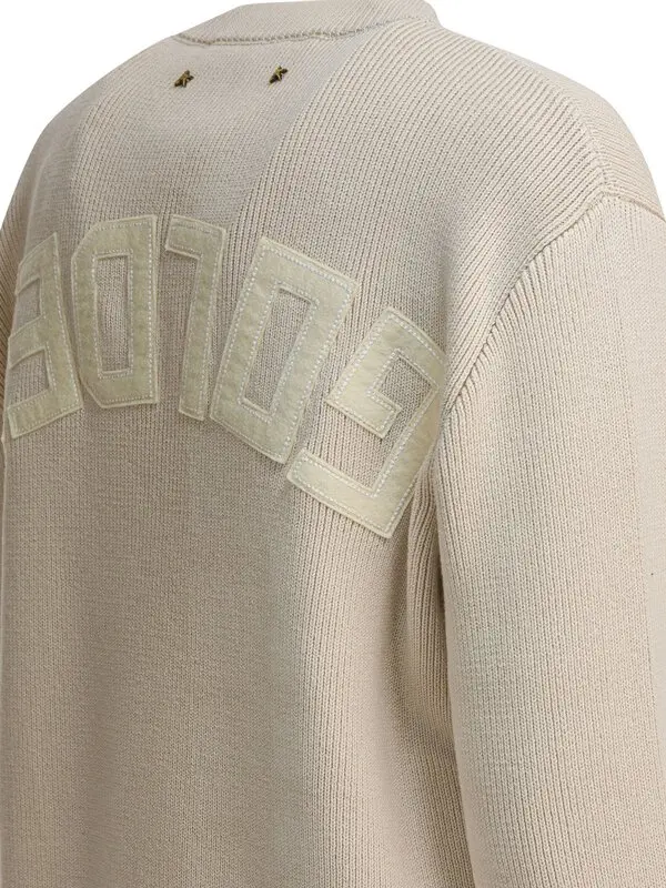 GOLDEN GOOSE Crewneck Sweater With Reverse Logo