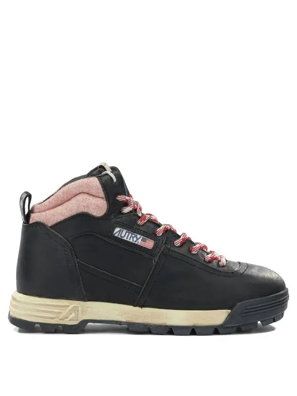 AUTRY Malga' Leather Combat Boots