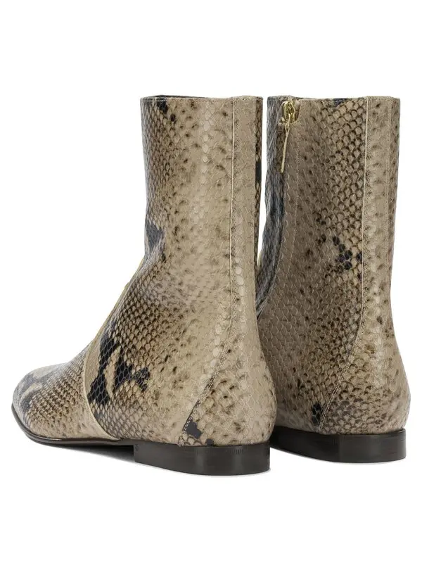 Khaite Colt' Ankle Boots With Zipper