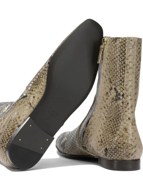 Khaite Colt' Ankle Boots With Zipper