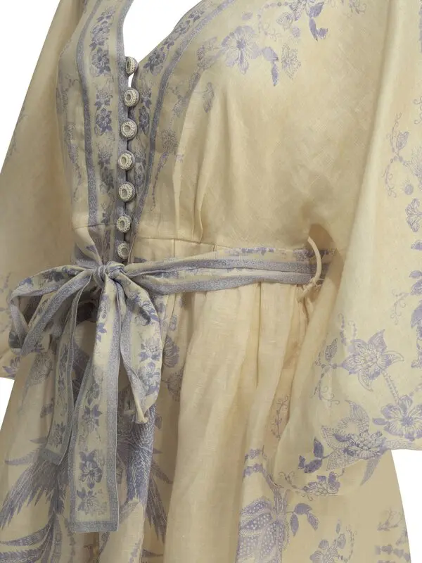 Zimmermann Indra Plunge' Short Dress