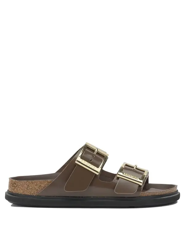 BIRKENSTOCK Arizona Droplet Buckle' Low Sandals - Brown