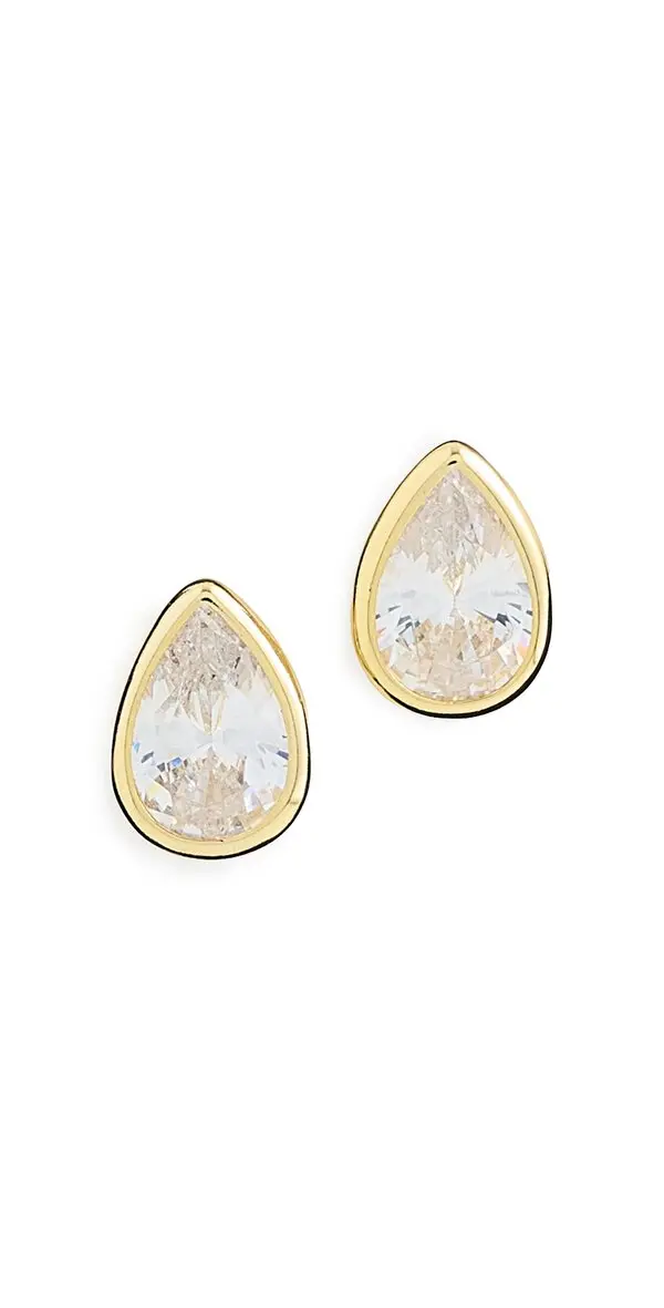 Shashi Danjou Stud Earrings - Gold