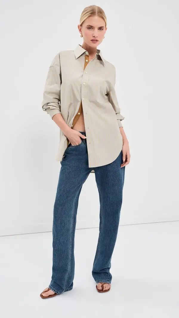 KALLMEYER Dani Pinstripe Button-down Shirt