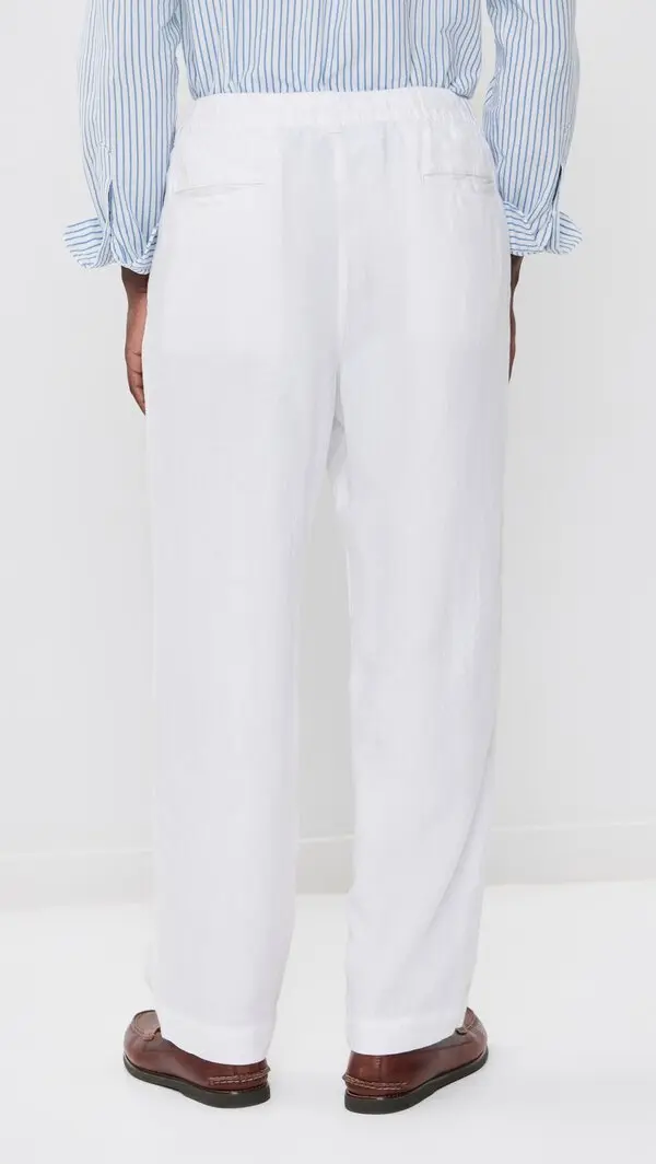 Polo Ralph Lauren Linen Pleated Relaxed Fit Pants