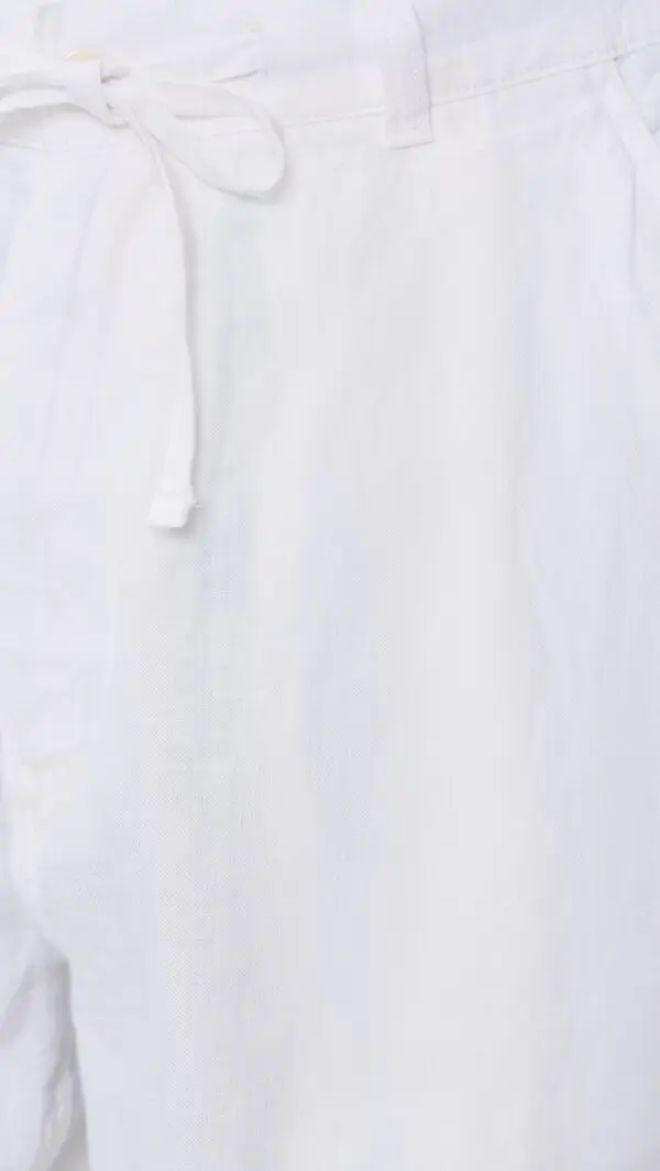 Polo Ralph Lauren Linen Pleated Relaxed Fit Pants