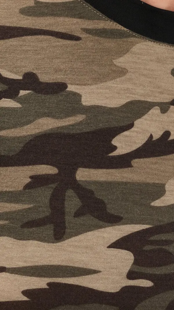 Lioness Clubhouse Tee Camouflage Print Crewneck Short Sleeve