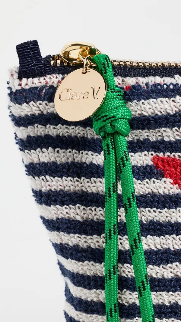 Clare V. Terry Cloth Flat Clutch