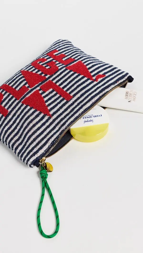 Clare V. Terry Cloth Flat Clutch
