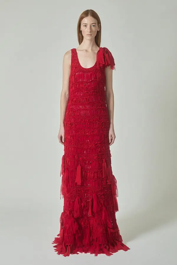 HEIRLOME Juanita Dress - Red