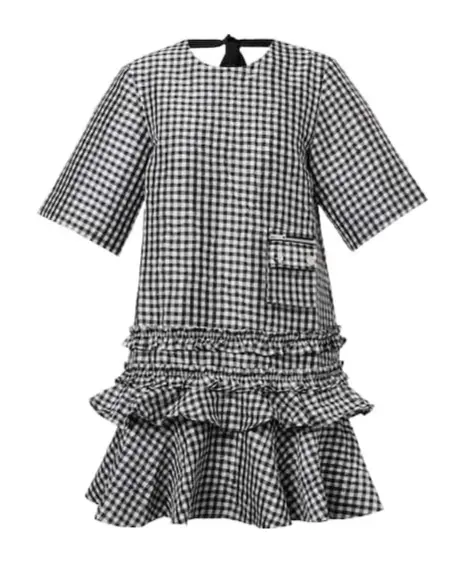GANNI Ruffled Minidress