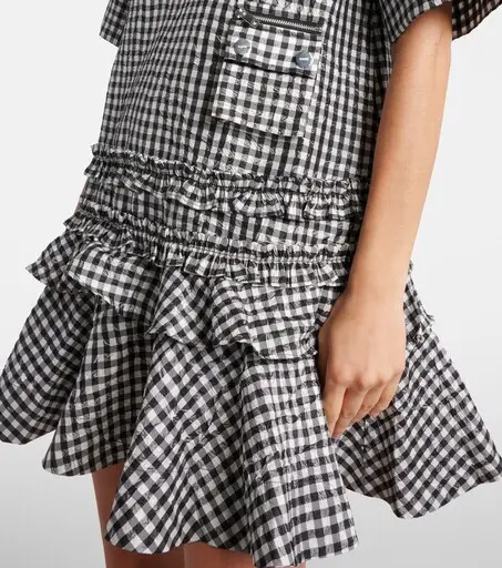 GANNI Ruffled Minidress