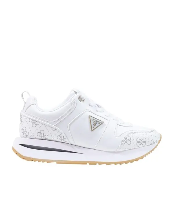 Guess Lace-up Sneakers - White