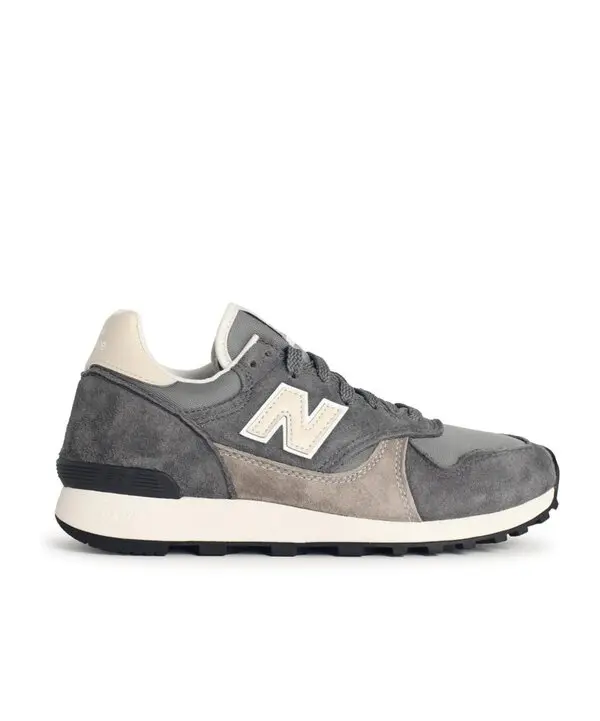 NEW BALANCE 475' Grey Fabric And Suede Sneakers - Gray