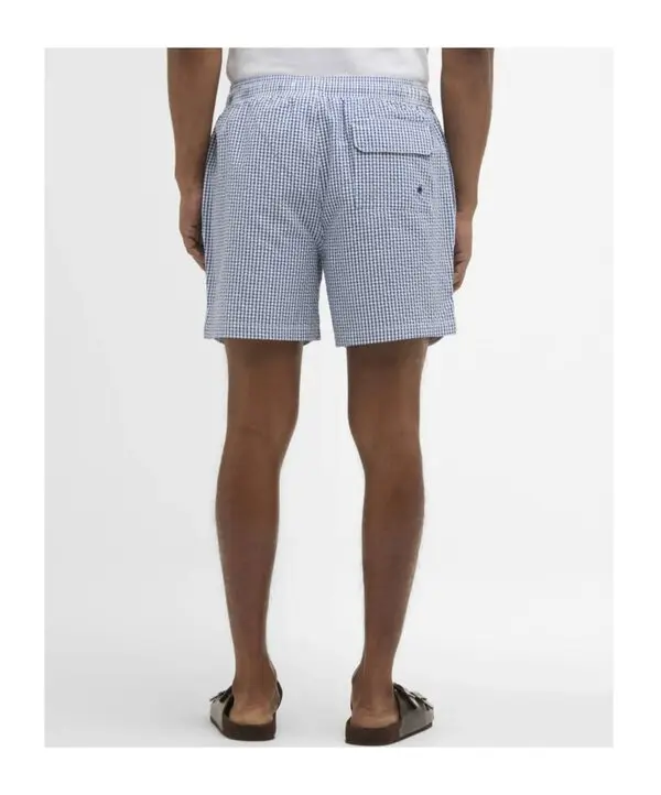 Barbour Gingham Seersucker Swim Shorts