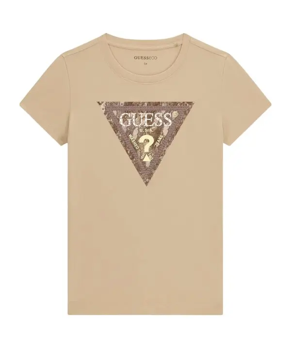 Guess Crew Neck T-shirt - Nude