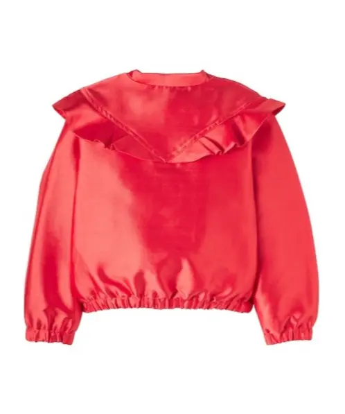 Stella McCartney Long Sleeve Jacket With Ruffle Detail