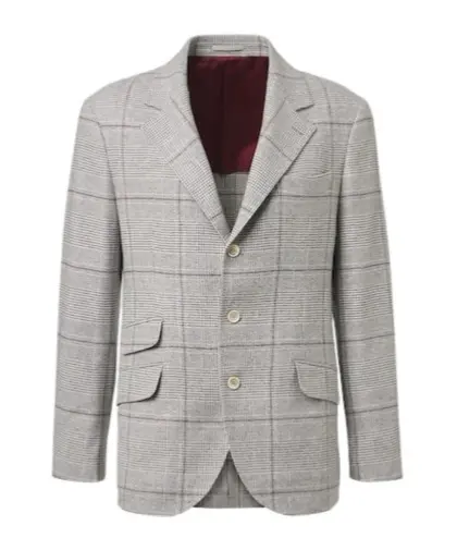Brunello Cucinelli Checked Blazer