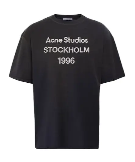 Acne Studios Logo-print Cotton-blend T-shirt