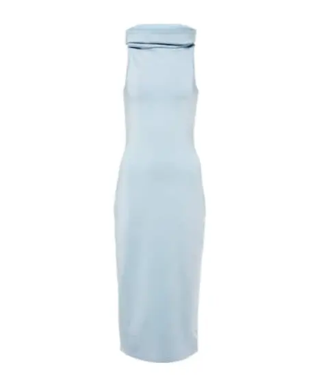 Alaïa Hooded Jersey Midi Dress