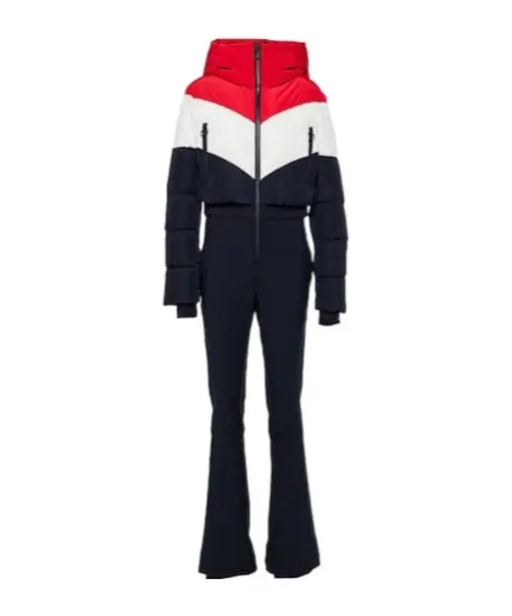 Fusalp Kira Quilted Ski Suit With Drawstring Hood - Black