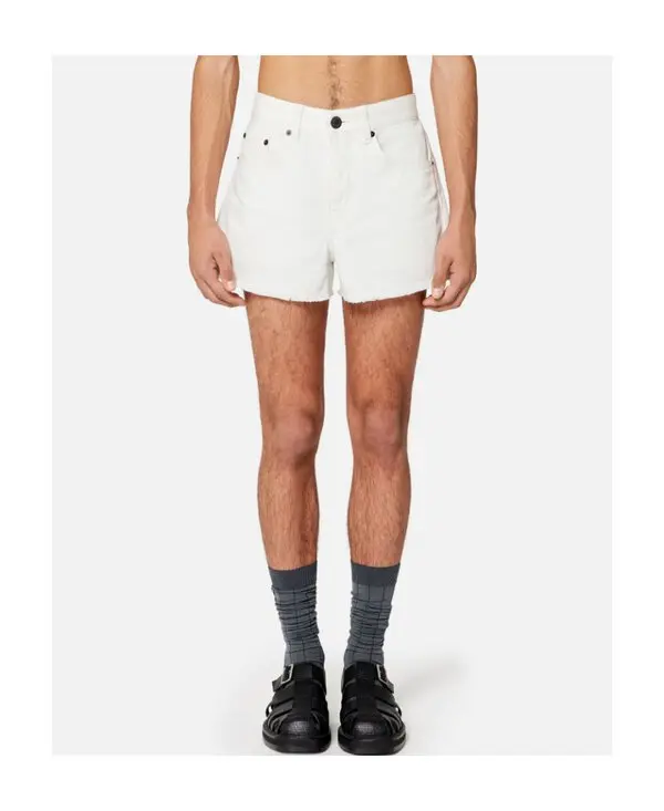 AMI Paris Mid-waisted Denim Shorts