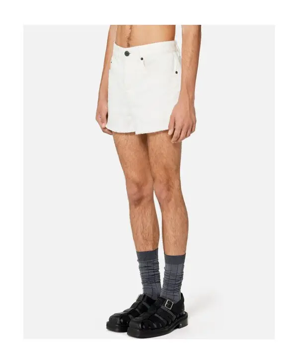 AMI Paris Mid-waisted Denim Shorts