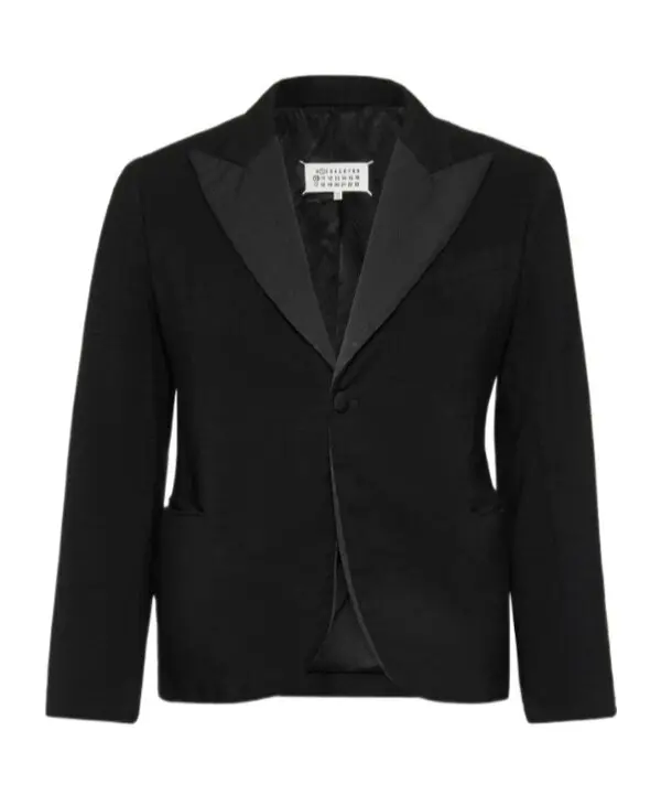MAISON MARGIELA Wool Blazer - Black