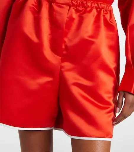 THE FRANKIE SHOP Adia Satin Shorts