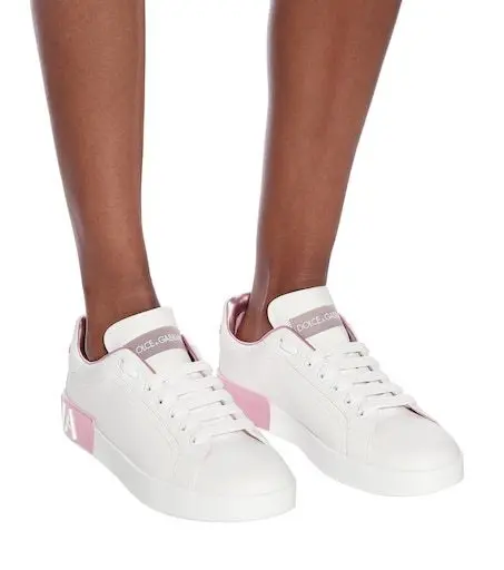 Dolce & Gabbana Portofino Leather Sneakers