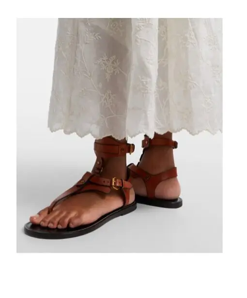Isabel Marant Étoile Leather Thong Sandals
