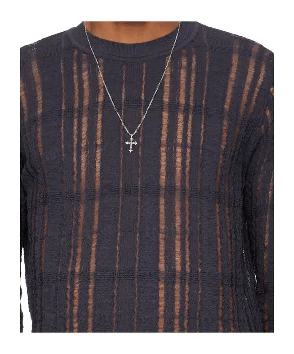 Emanuele Bicocchi Fleury Cross Pendant Necklace