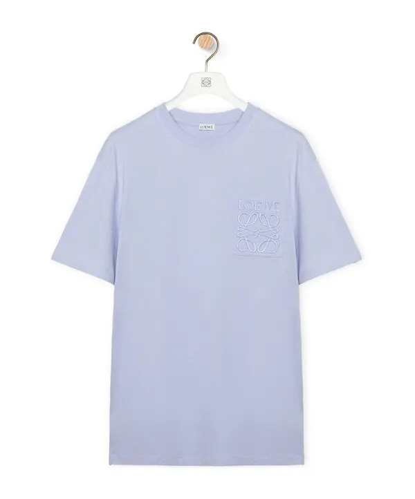 Loewe Logo Embroidered Crewneck T-shirt
